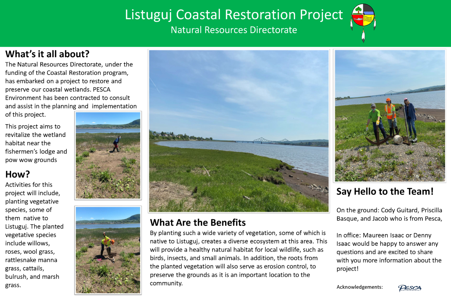 Listuguj Coastal Restoration Project - Listuguj Mi’gmaq Government