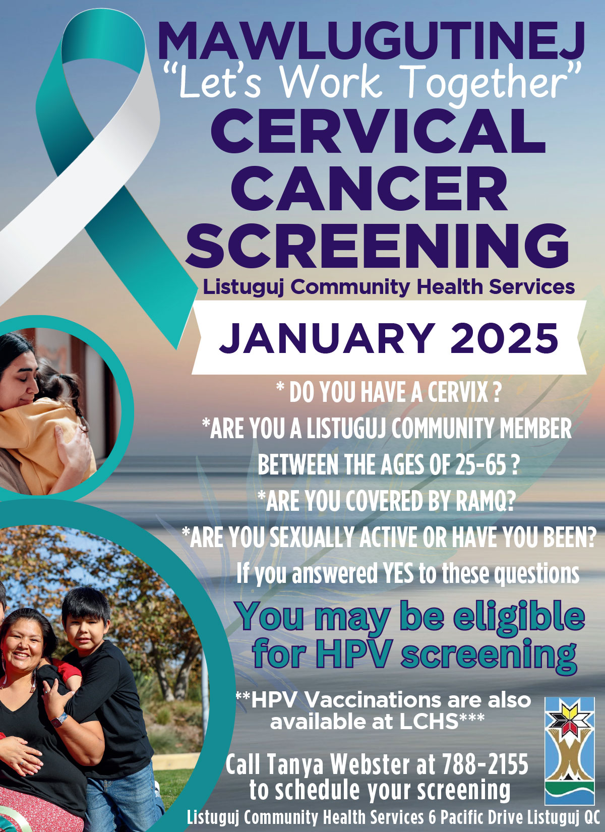 Cervical Cancer Screening at LCHS - Listuguj Mi’gmaq Government